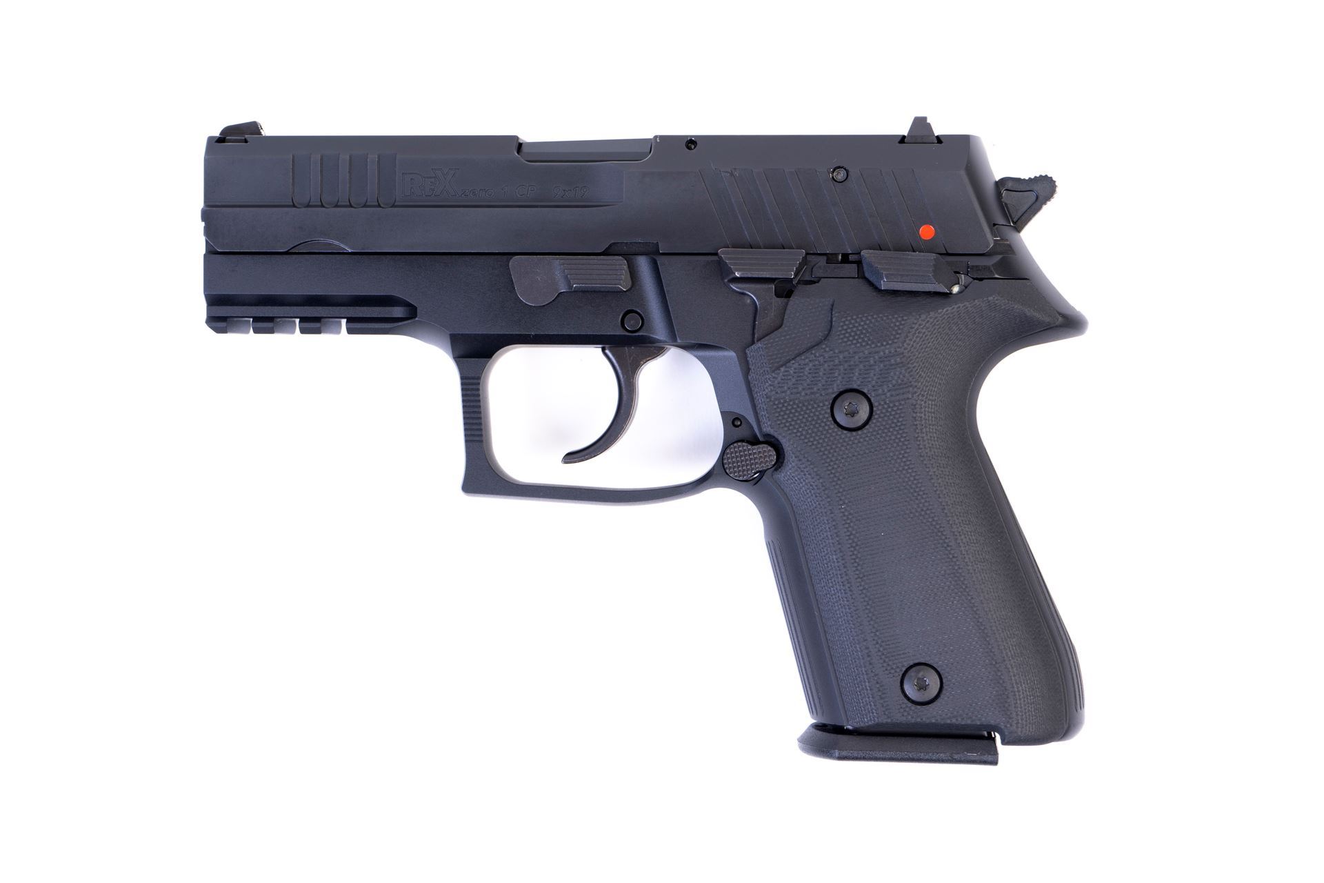 MSR Distribution| Arex Rex Zero 1CP-01B1 9mm Black with Hogue Solid ...