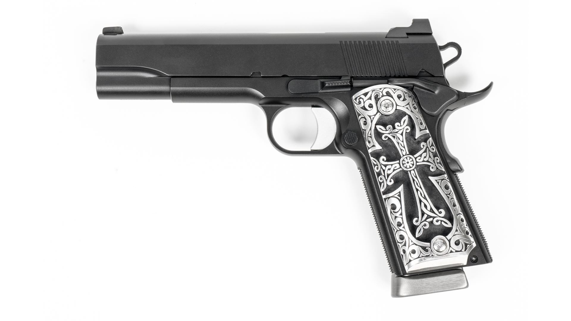MSR Distribution| 1911 Pistol Grip Sterling Silver Historical Cross
