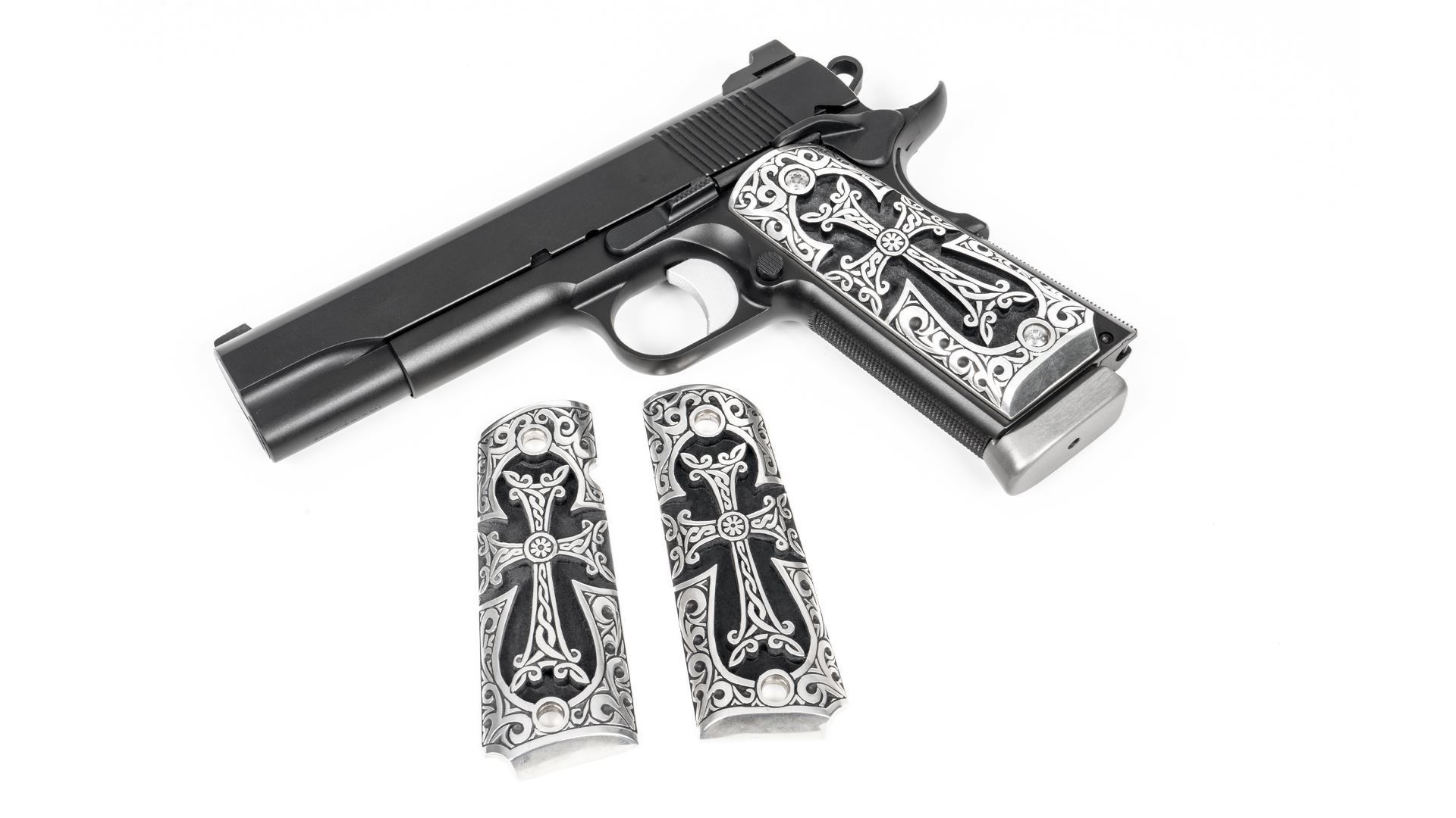MSR Distribution| 1911 Pistol Grip Sterling Silver Historical Cross