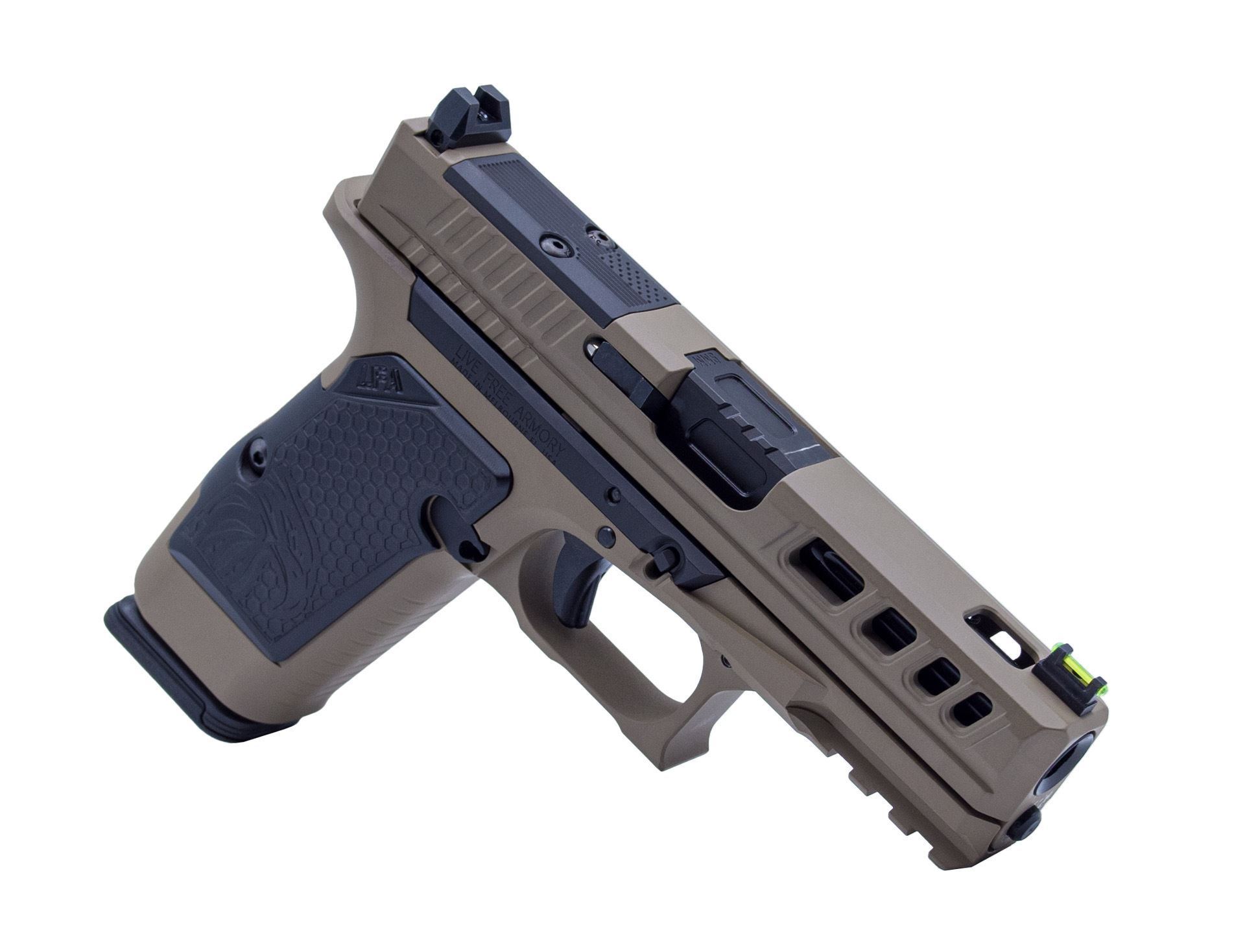LFA LF AMPX Pistol G19X Frame 9mm 3.9 in. Barrel 17Rd FDE - Semi Auto ...