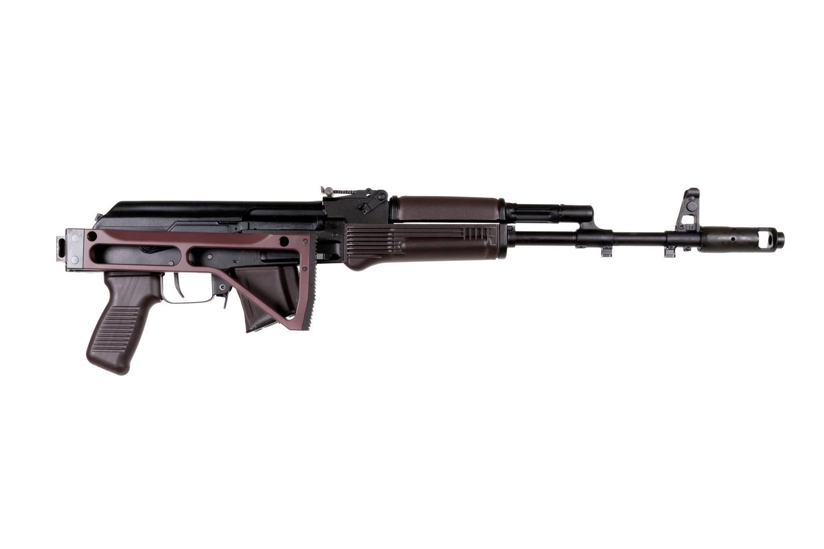 Arsenal SAM7SF 7.62x39mm Semi-Auto AK-47 Plum Rifle with Aluminum Side ...